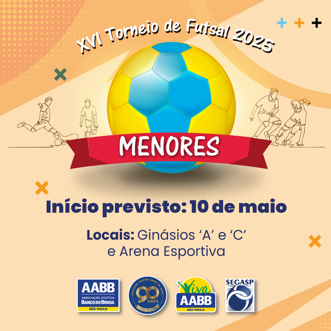 AABB-SP - XVI Torneio de Futsal Menores